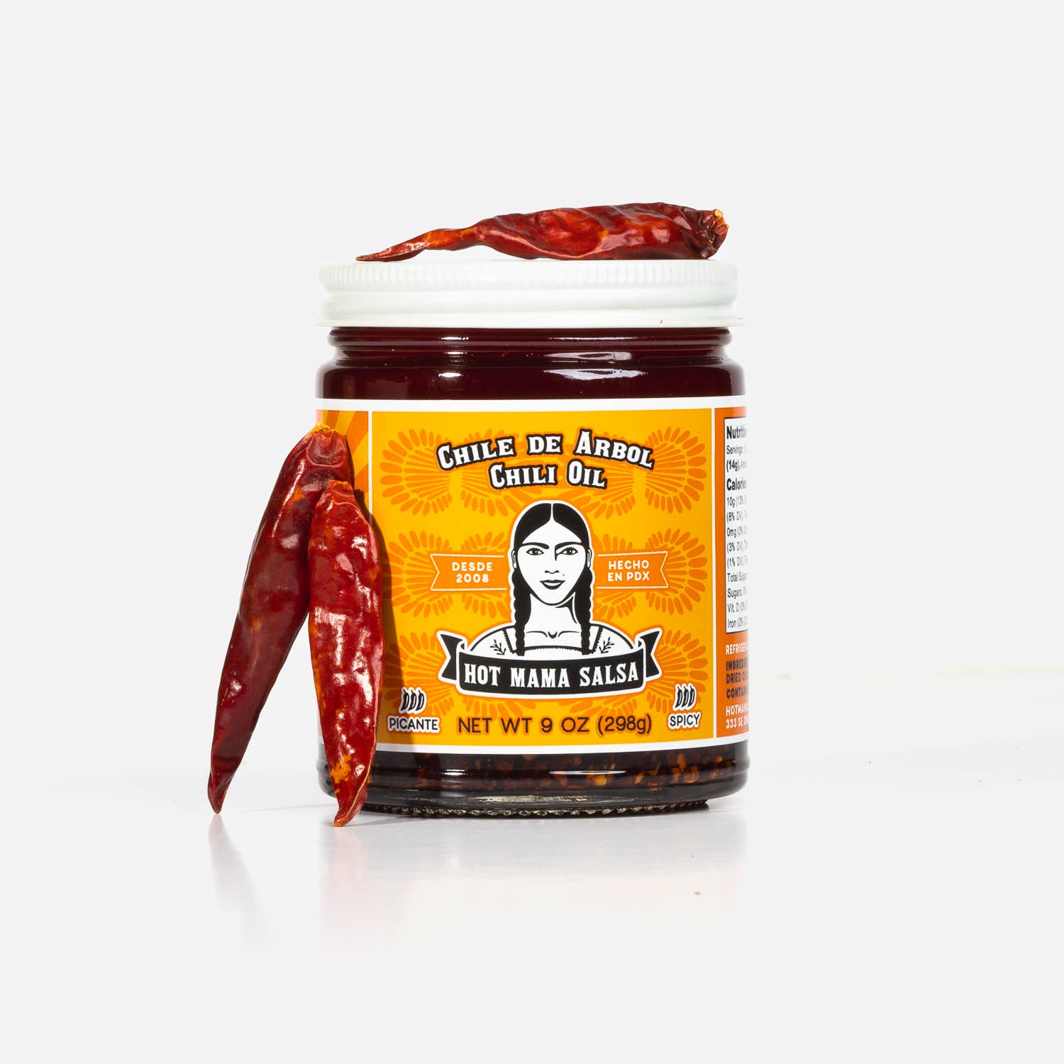Hot Mama Salsa - Chili de Arbol Mexican Style Hot Chili Oil – Food ...