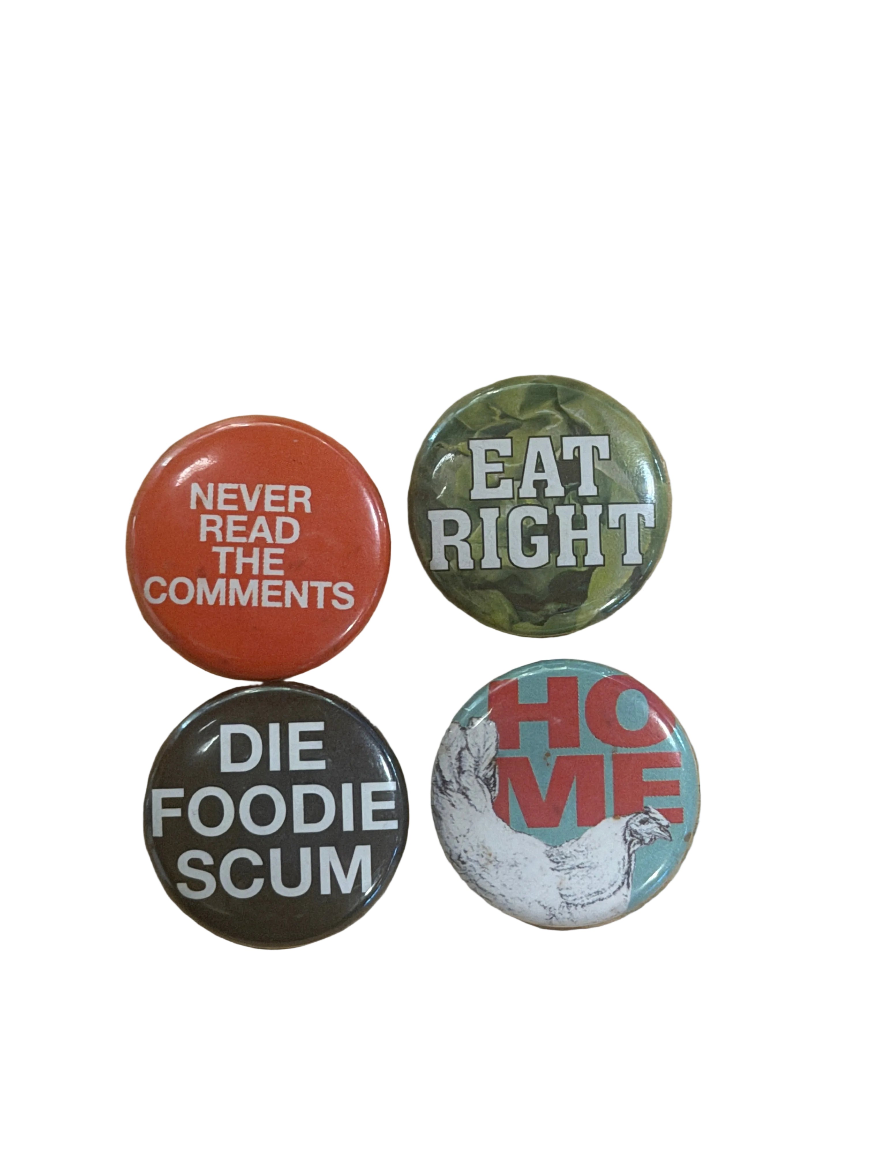 Food Fight! Buttons 2pk – Food Fight! Grocery