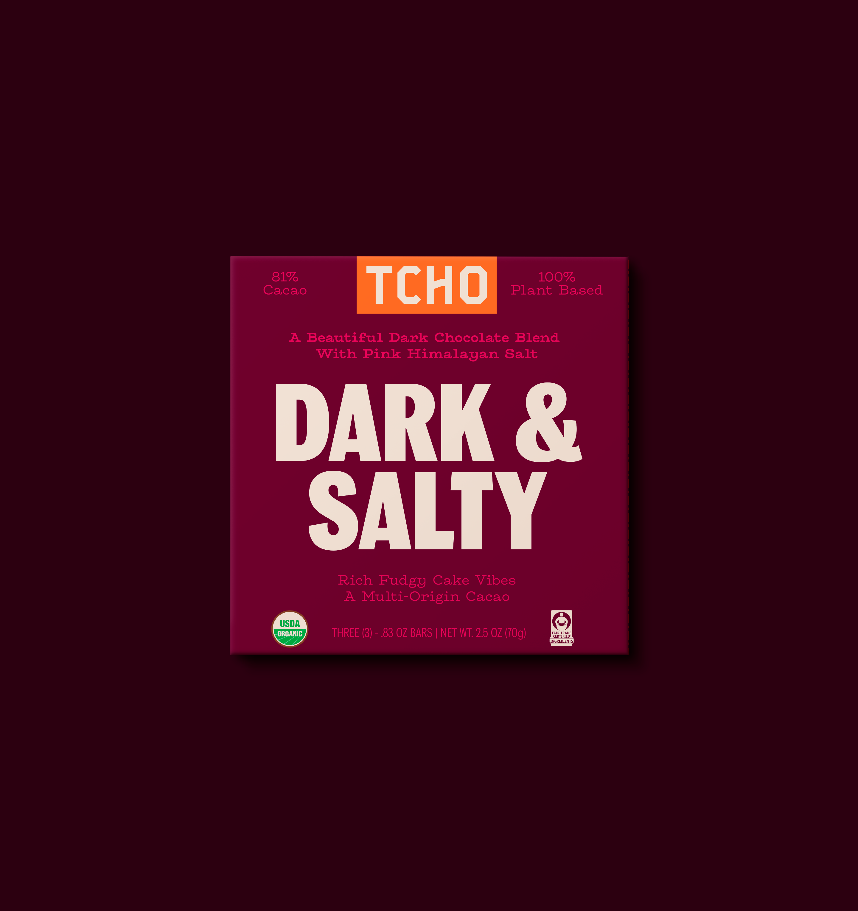 TCHO - Dark & Salty: 3 Pack – Food Fight! Grocery